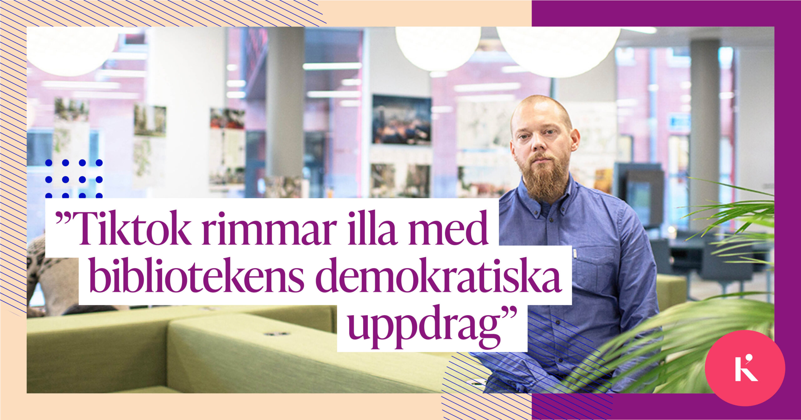 Stadsbibliotekarien: "Problematiskt att biblioteken använder Tiktok ...